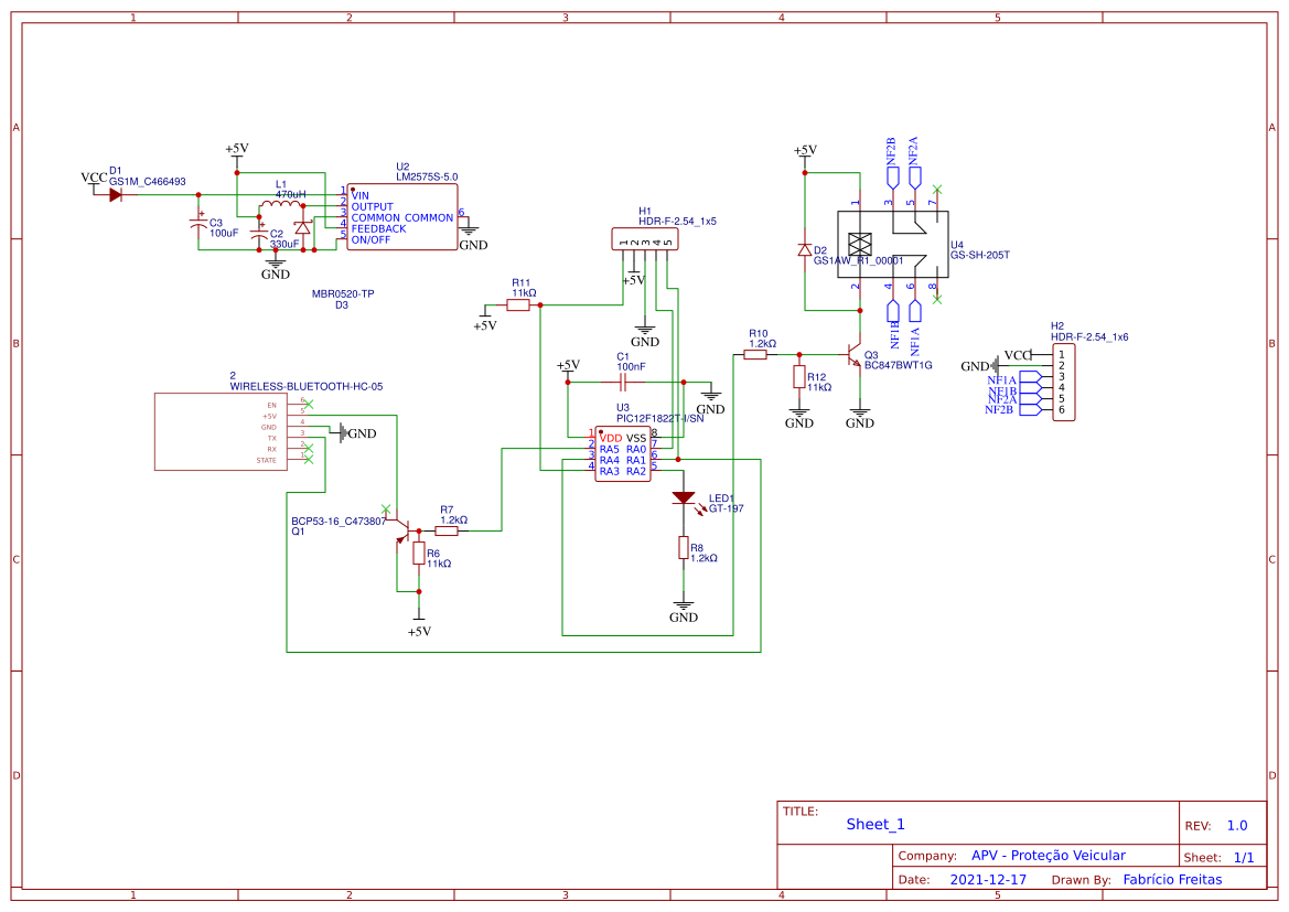 Bloqueador Bluetooth - EasyEDA open source hardware lab