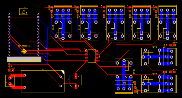 ESP32 8 Relay Board - EasyEDA open source hardware lab