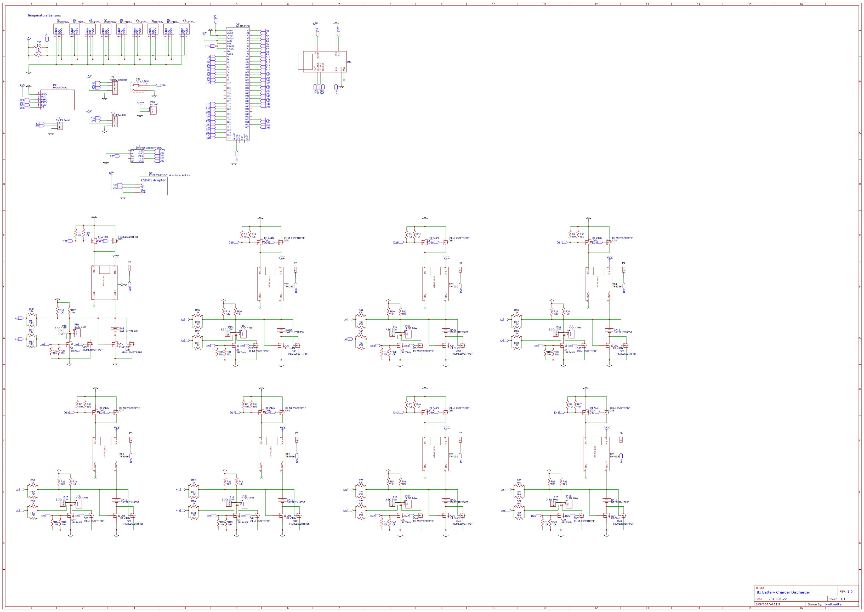 Arduino Mega 8x Charger Discharger V2.1 copy copy - Platform for creating and sharing projects ...