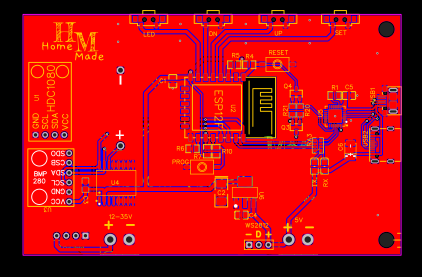 BigDisplay ESP8266 - EasyEDA open source hardware lab