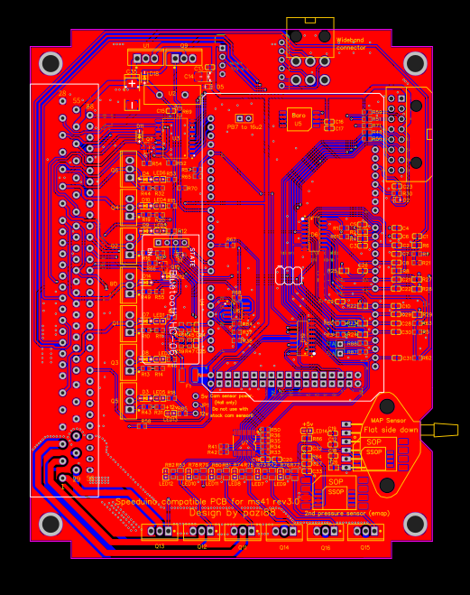 speeduino PCB for m52 rev3.0 - EasyEDA open source hardware lab