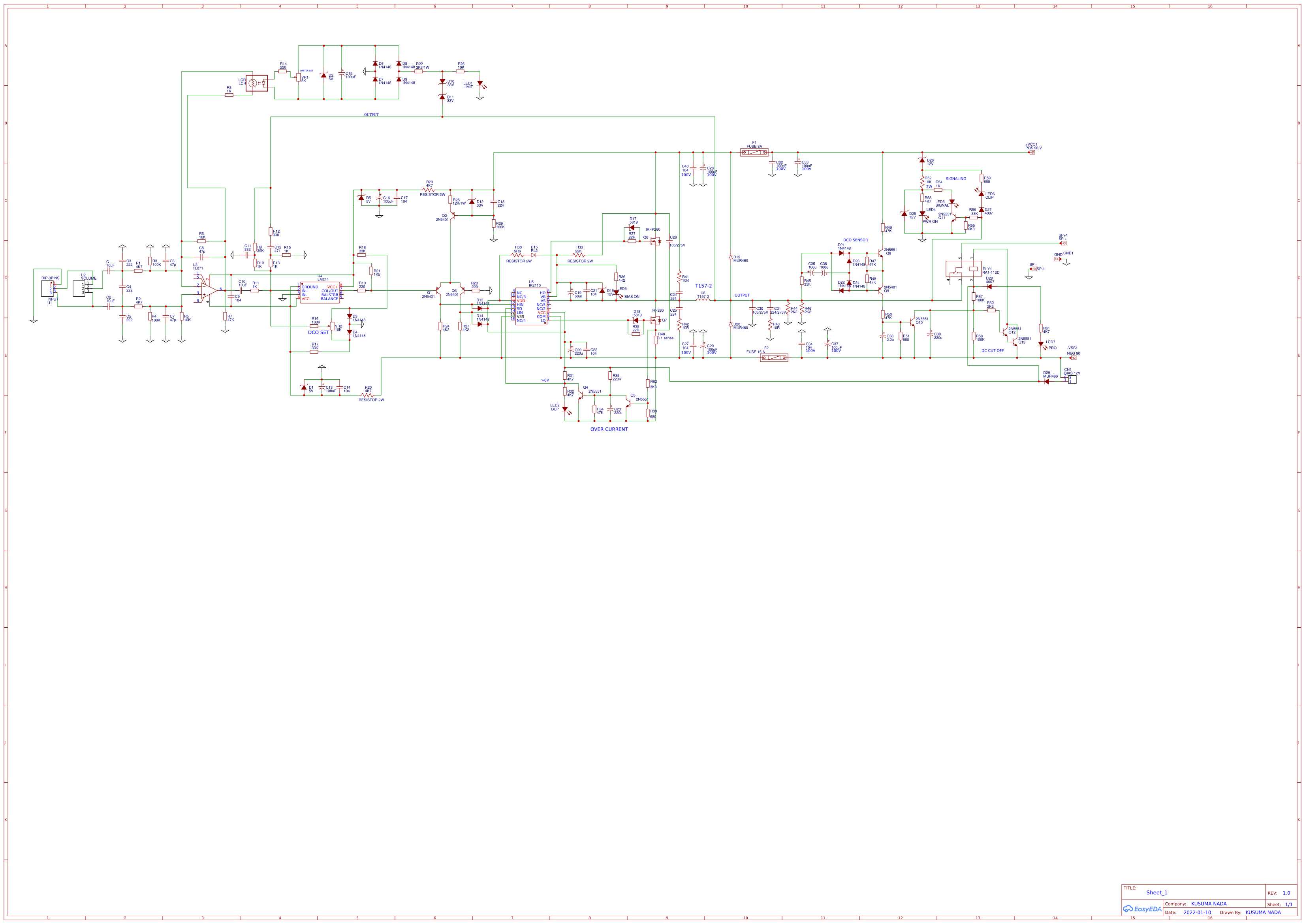 Class-D UCD PRO VER1 - EasyEDA open source hardware lab