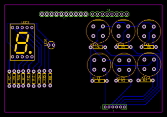 7 segment pushbutton elevator - EasyEDA open source hardware lab