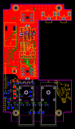 HV Differential probe - EasyEDA open source hardware lab