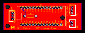 NTU Maker POV display - EasyEDA open source hardware lab