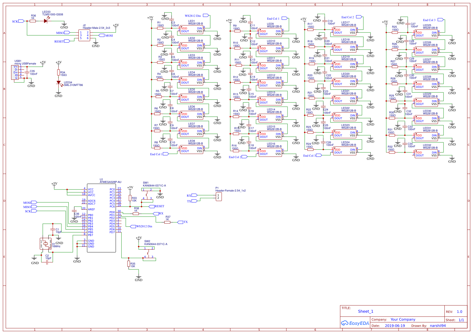 LedS - EasyEDA open source hardware lab
