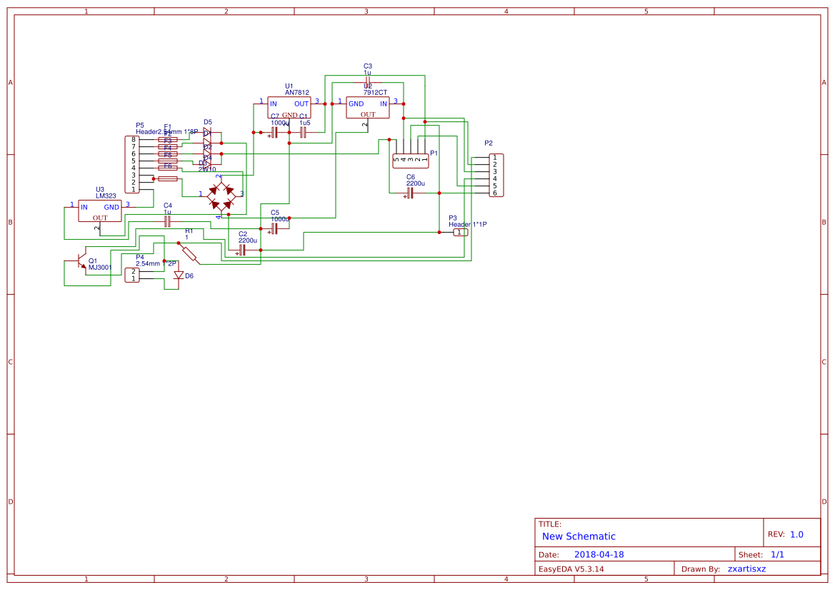 Voltage controller - EasyEDA open source hardware lab