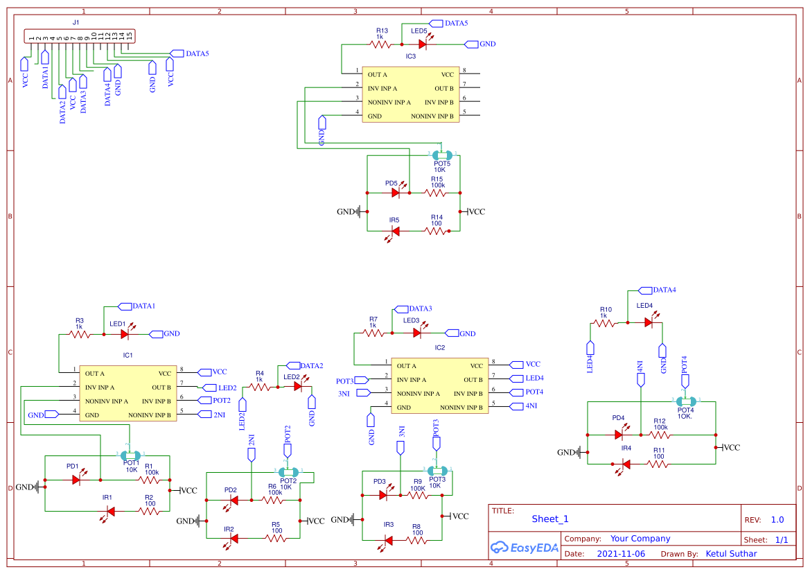 5 chenal ir module - OSHWLab