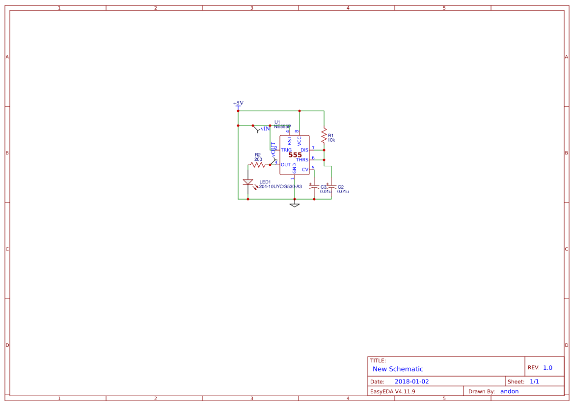 Positive Triggered One Shot - EasyEDA open source hardware lab