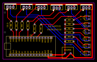 6 LEDs - EasyEDA open source hardware lab