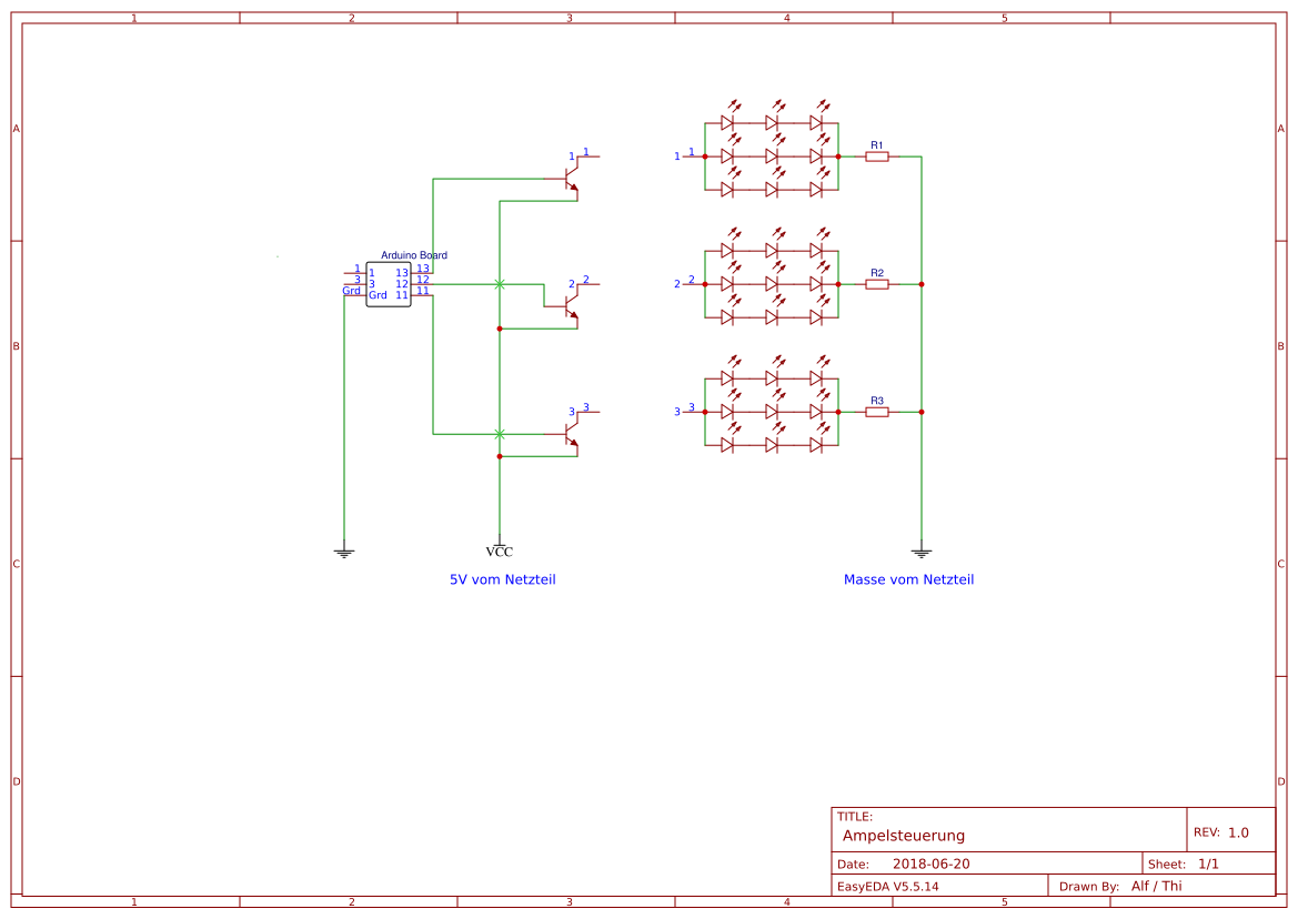 Ampel LED - Platform for creating and sharing projects - OSHWLab