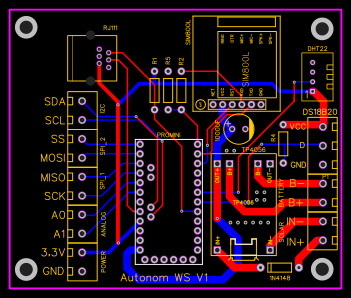 Autonomous weather station V1 - OSHWLab
