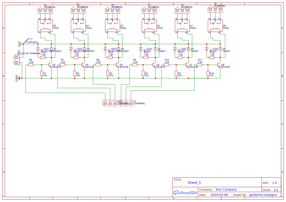 modulo relay 5 canales - Platform for creating and sharing projects - OSHWLab