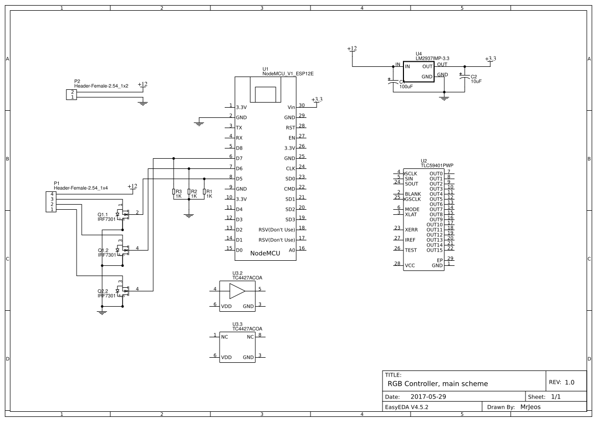RGB Controller - OSHWLab
