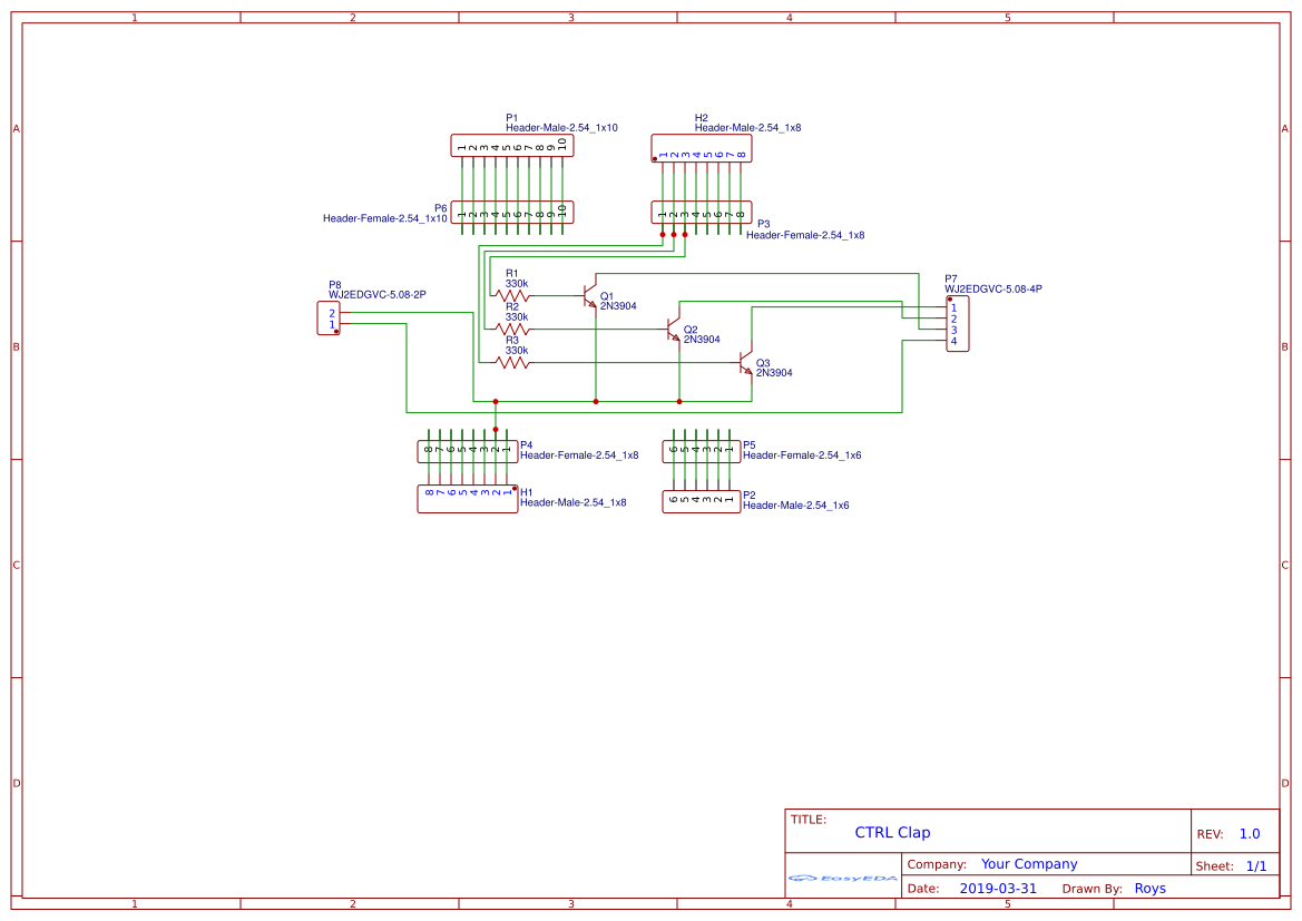 commande clap ruban led - OSHWLab