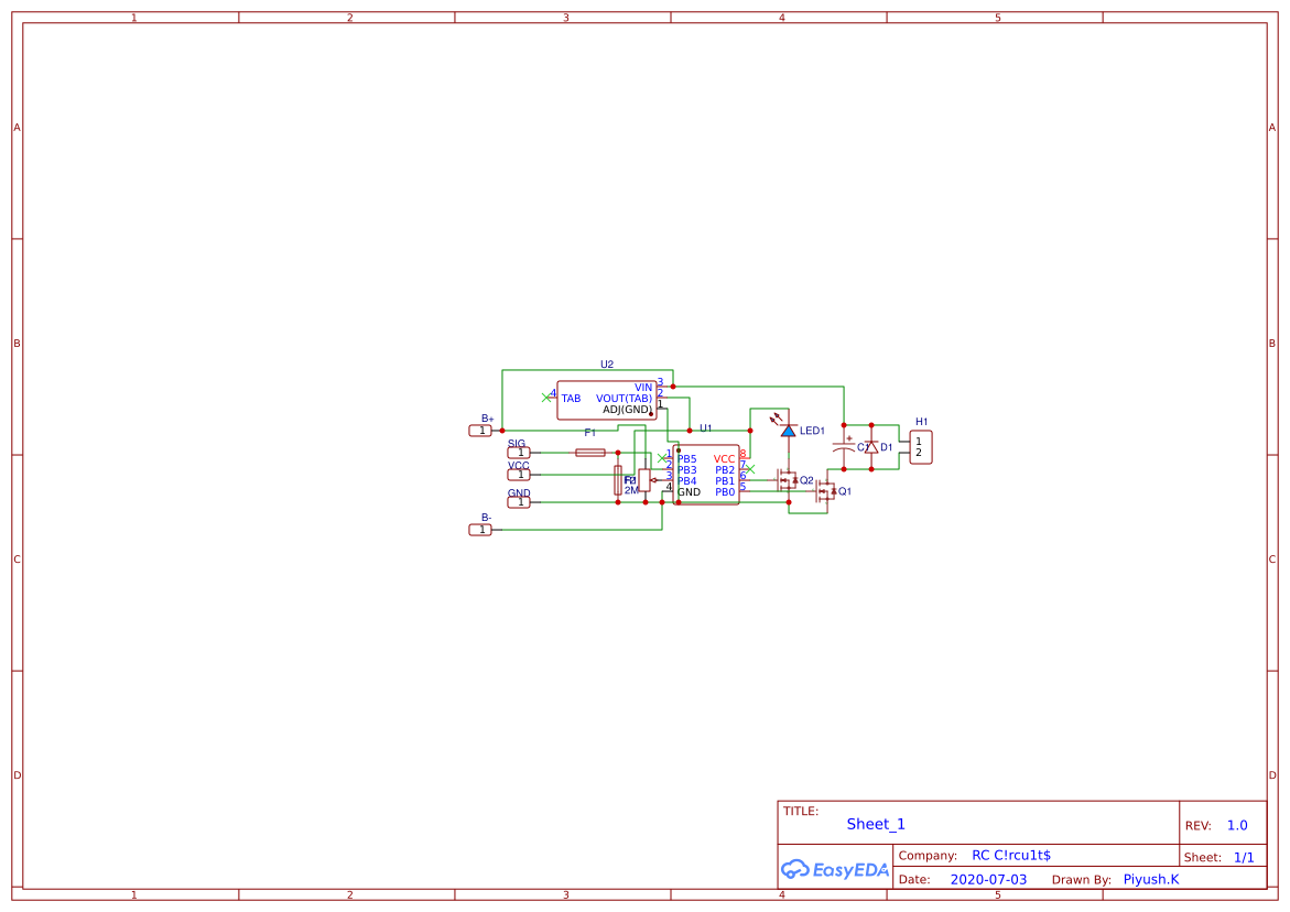 brushed esc - EasyEDA open source hardware lab