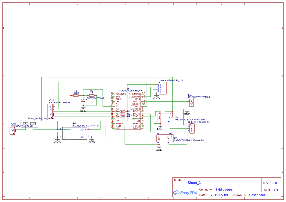 Yellow dashboard - OSHWLab