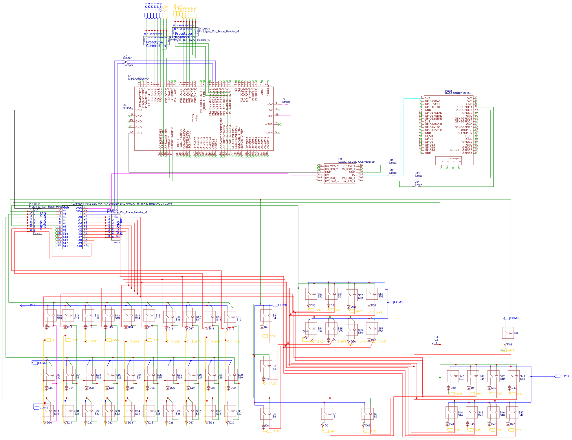 ATEM Hardware Panel v2 - EasyEDA open source hardware lab