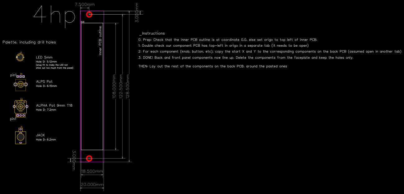 Eurorack Faceplate Templates Easyeda Open Source Hardware Lab