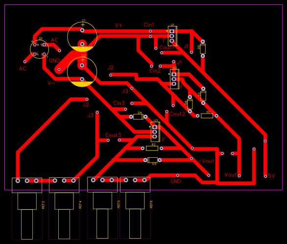 PCB Fuente - EasyEDA open source hardware lab