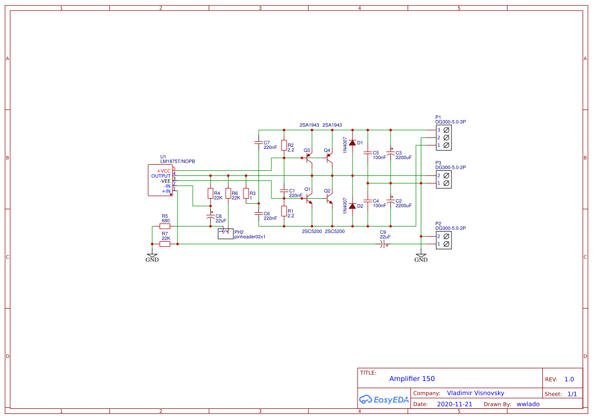 Amplifier_150 - OSHWLab
