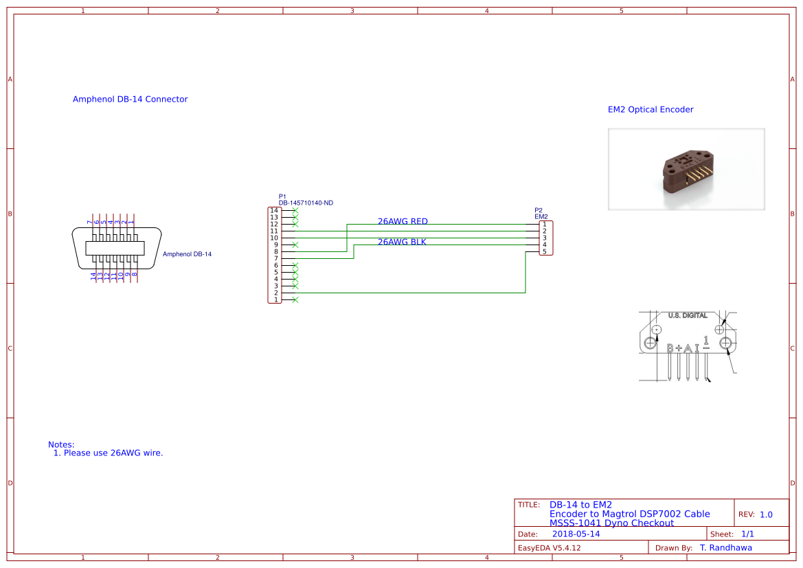 EM2 to TSC Cable Diagram - EasyEDA open source hardware lab