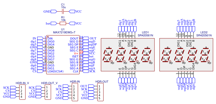 7segdisplay - OSHWLab