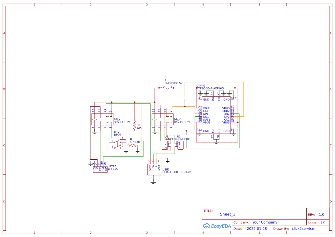 USB TYPE C 2022 - EasyEDA open source hardware lab