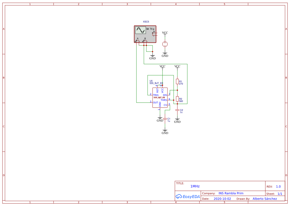 Simulació 555 - EasyEDA open source hardware lab