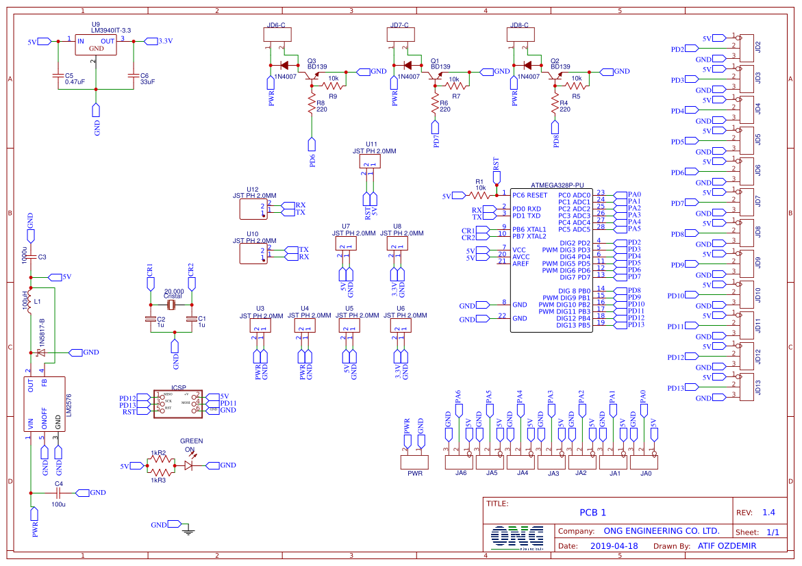 PCB1 - EasyEDA open source hardware lab