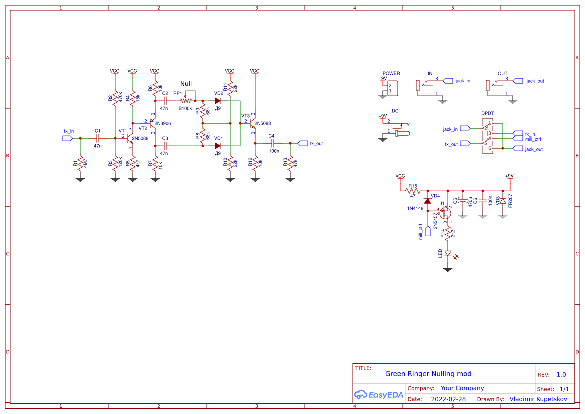 Green Ringer - EasyEDA open source hardware lab