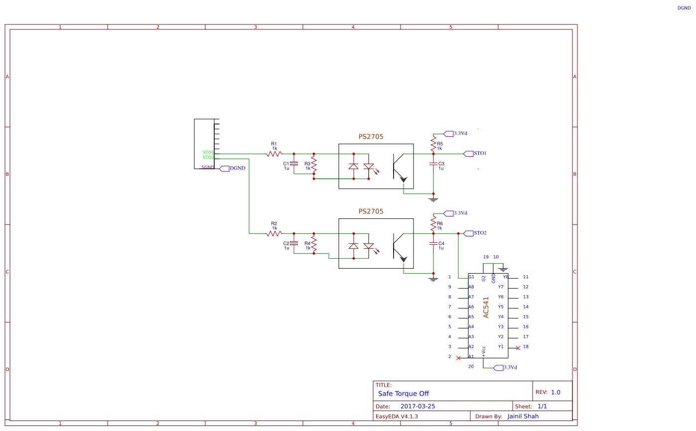 Safe Torque Off - EasyEDA open source hardware lab