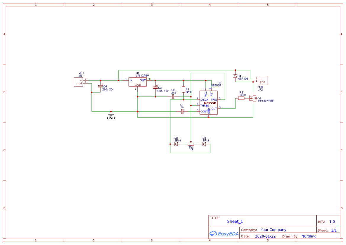 PWM_generator_on_555 (smooth motor regulator) - EasyEDA open source hardware lab
