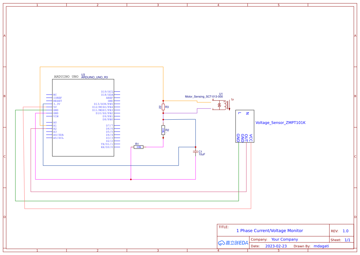 Current & Voltage Monitor - EasyEDA open source hardware lab