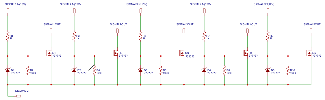 5 way pulse splitter - OSHWLab