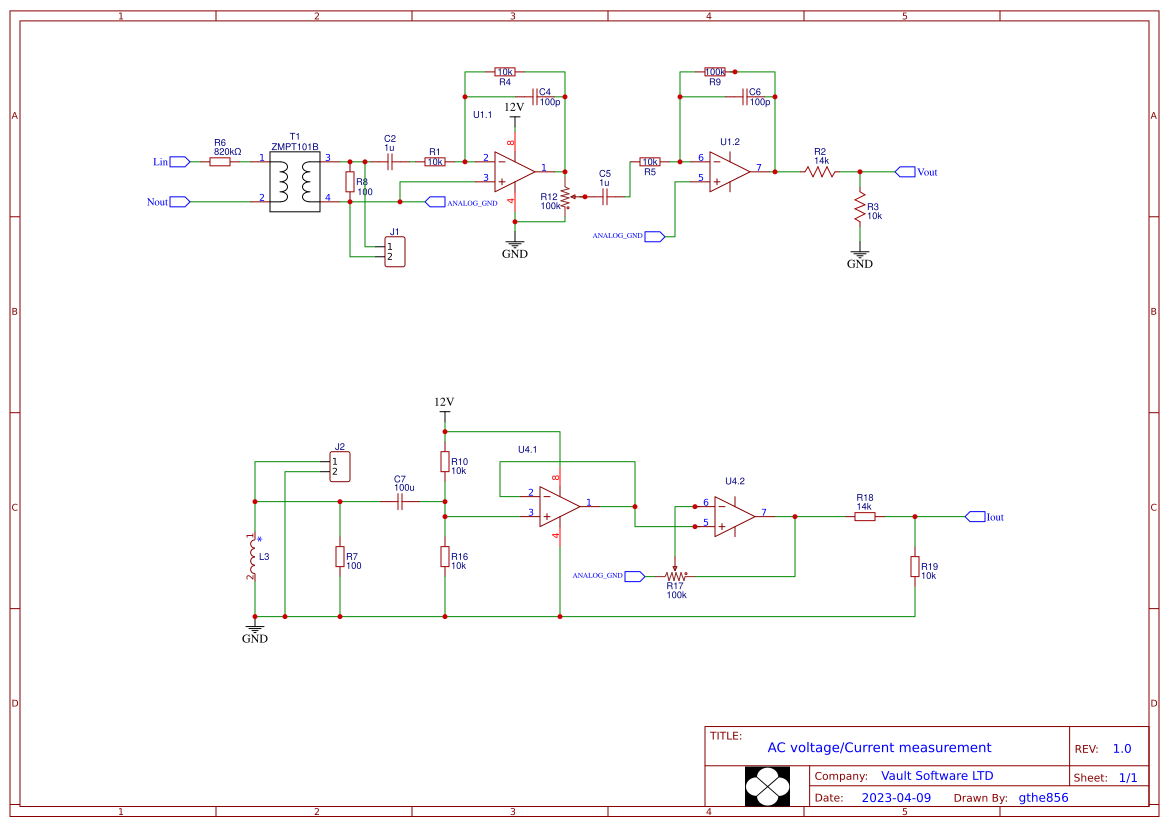 AC power measuring module - EasyEDA open source hardware lab