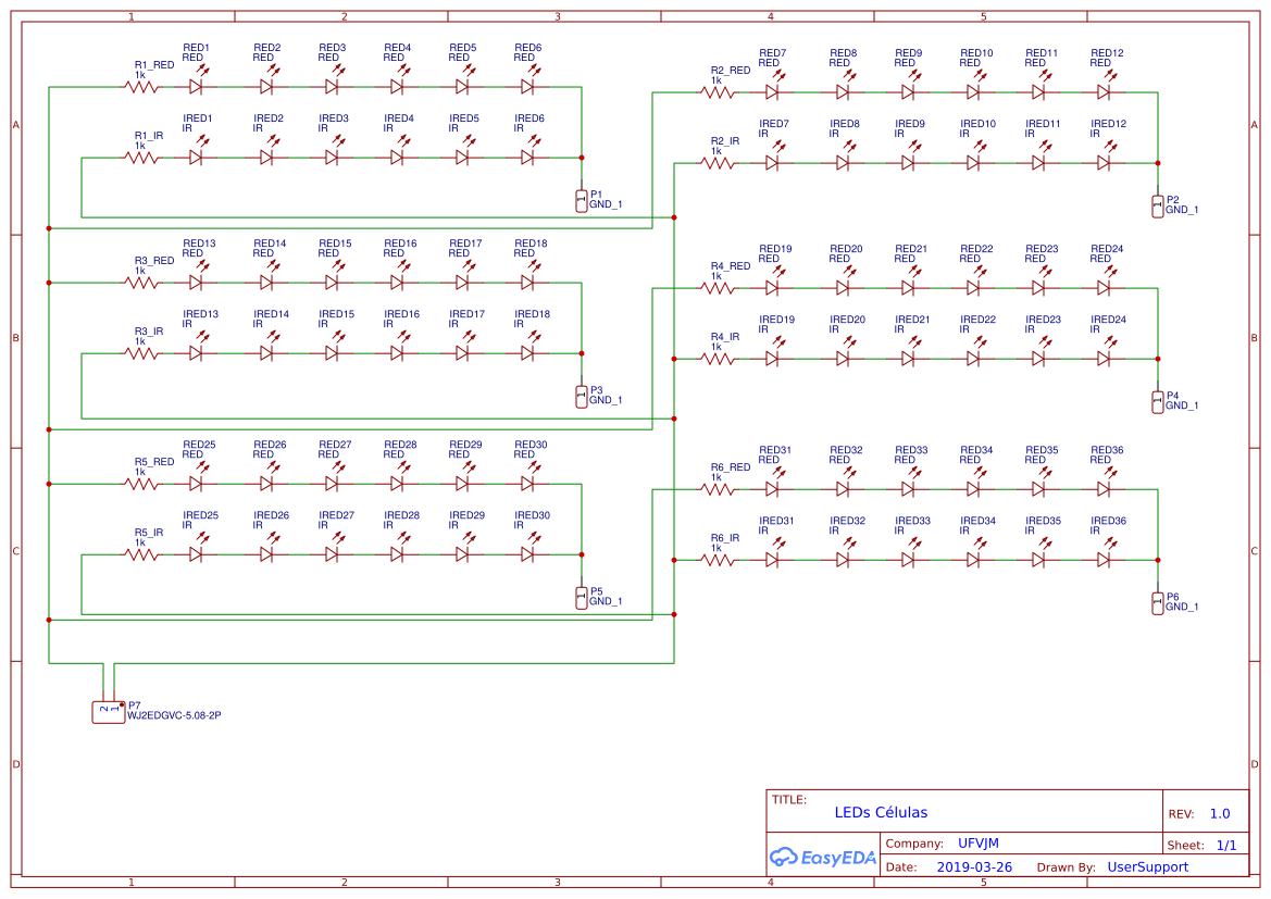 LEDs Celulas - EasyEDA open source hardware lab