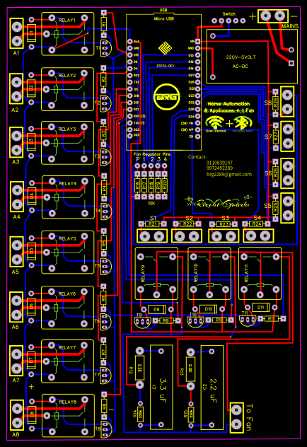 Home_Hall_Automation_pcb - EasyEDA open source hardware lab
