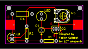Asymetric multivibrator - Platform for creating and sharing projects - OSHWLab