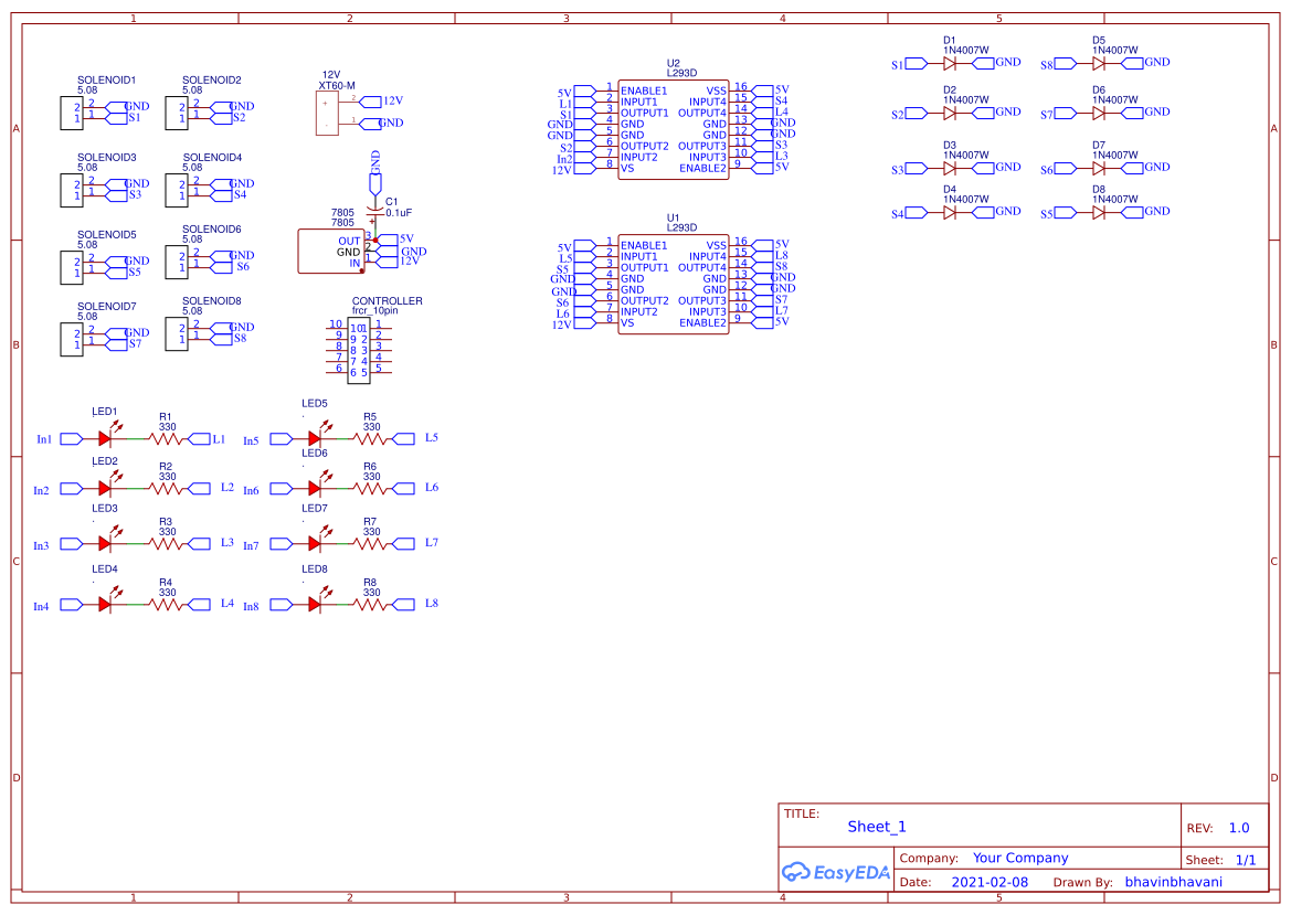 Solenoid Shield Easyeda Open Source Hardware Lab