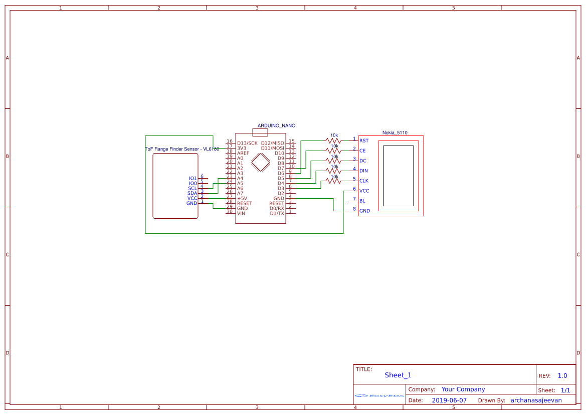 tof range finder - EasyEDA open source hardware lab