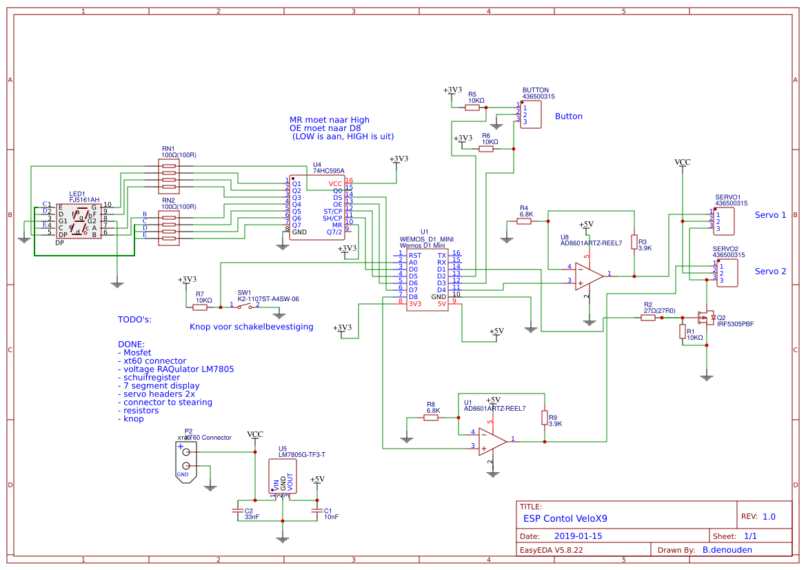 VeloX9_ShiftingCassette - EasyEDA open source hardware lab