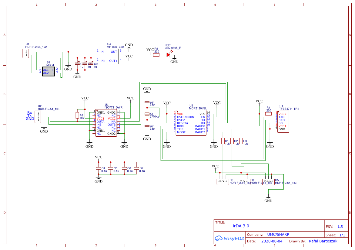 IrDA3.0_inspection - EasyEDA open source hardware lab