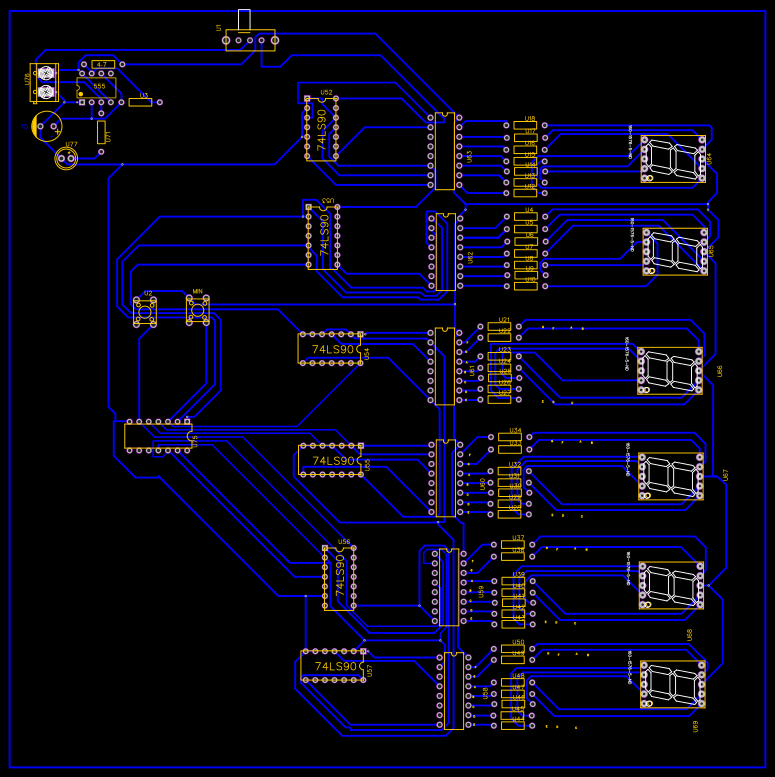 Reloj Digital - EasyEDA open source hardware lab