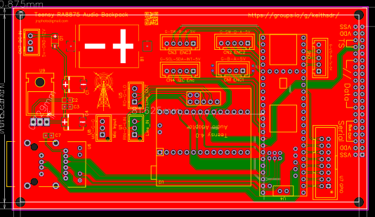 Teensy SDR Display Audio Processor - OSHWLab