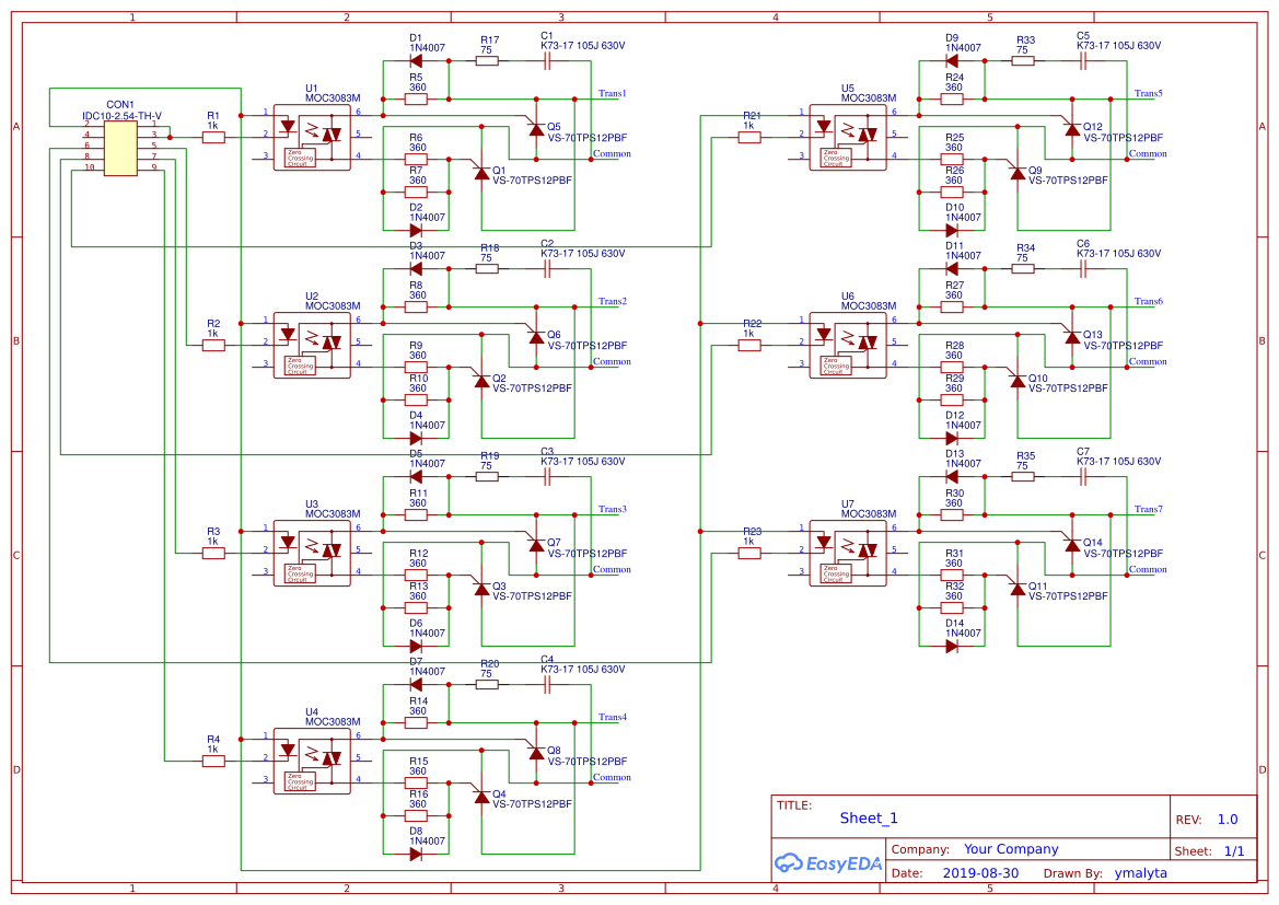PROGRESS 12000 TR PCB - OSHWLab