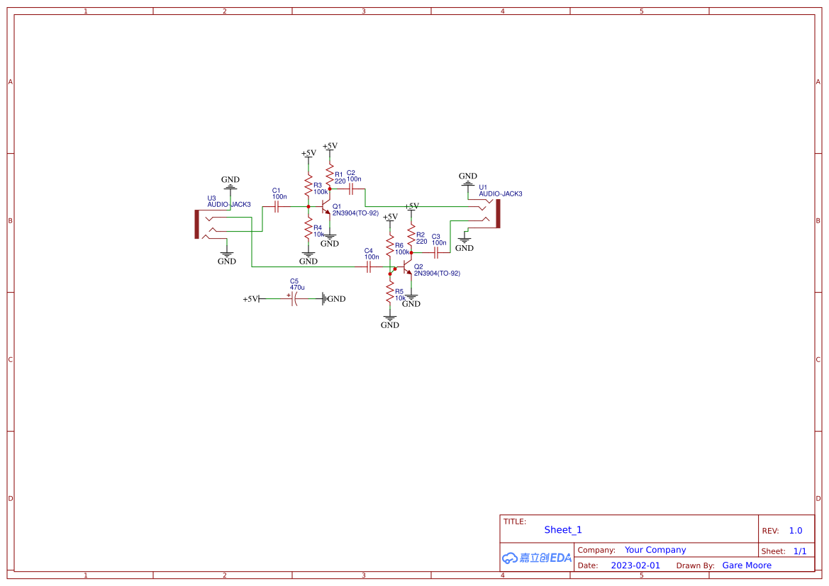 Class A Stereo Preamp - OSHWLab