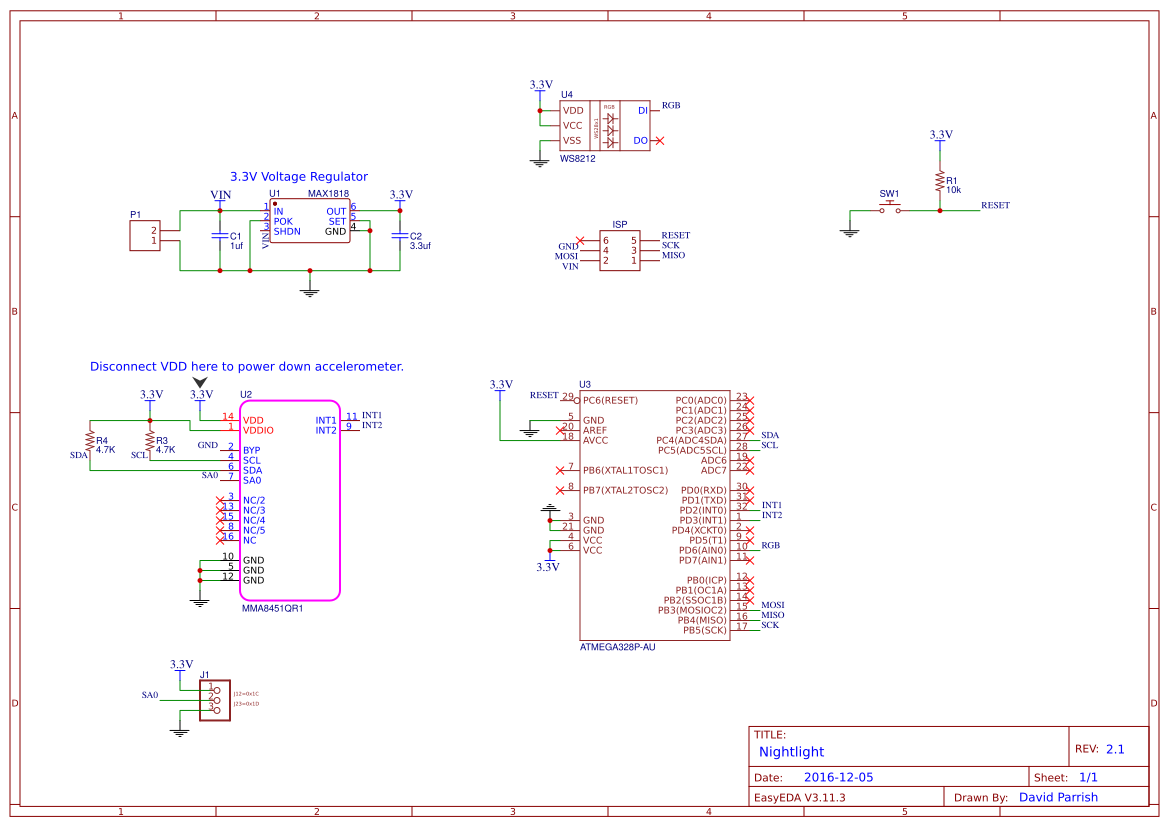 Night Light V2 - OSHWLab