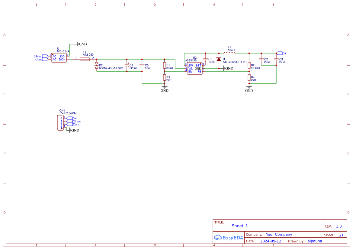 High Voltage 5v Supply - OSHWLab