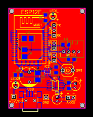 ESP8266 - DHT22 - EasyEDA open source hardware lab